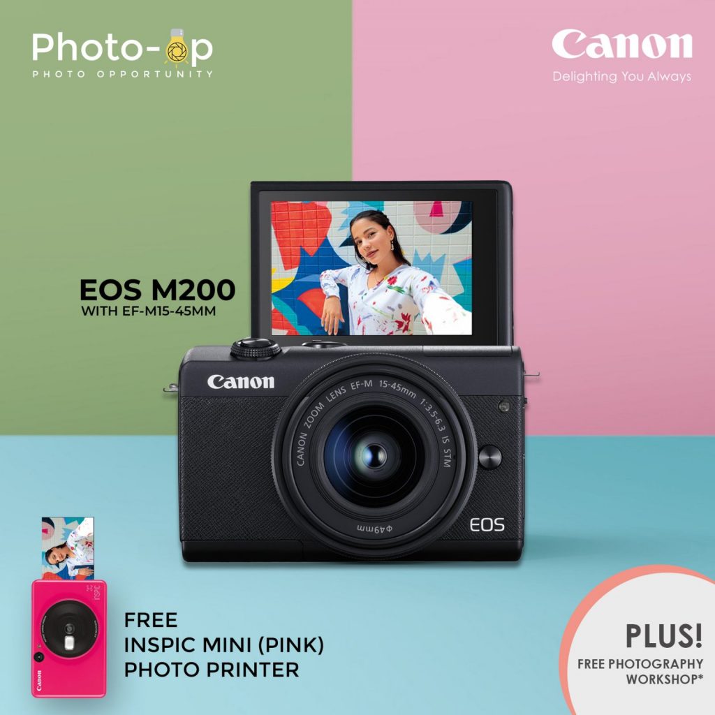 EOS M200 (EF-M15-45mm f/3.5-6.3 IS STM) Black | Photo-Op
